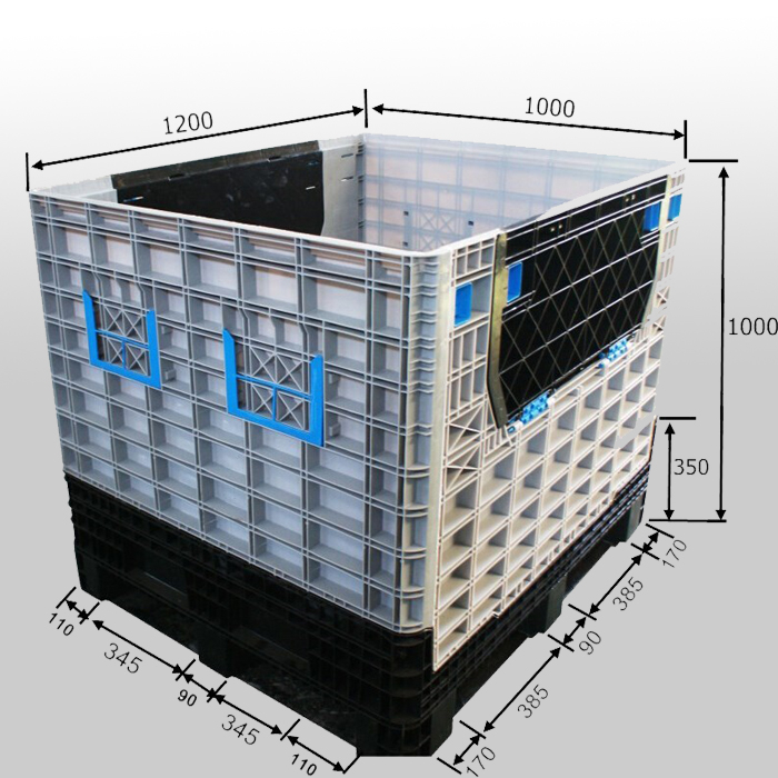 Foldable Pallet Container Hygienic Plastic Pallets - Buy heavy duty ...