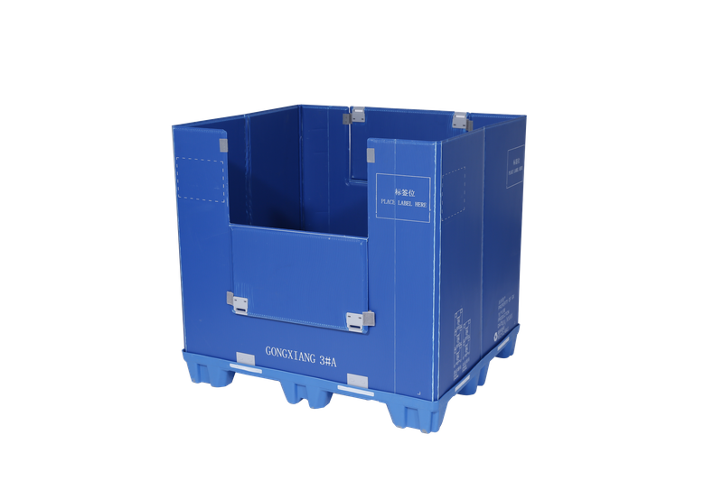 Reusable Foldable Plastic Pallet Sleeve Pack Container - Buy Solid ...