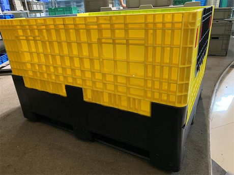 Collapsible Plastic Pallet Box for Racking - Buy plastic pallet box ...