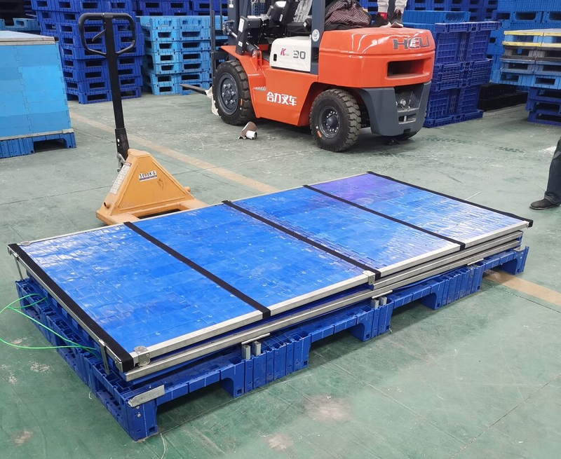 Rigid Customized Plastic Foldable Pallet Container with Lid - Buy ...