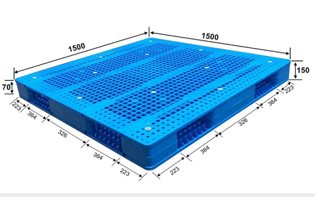 New Large Cargo Plastic Double Stacked Pallets for Warehouse - Buy ...