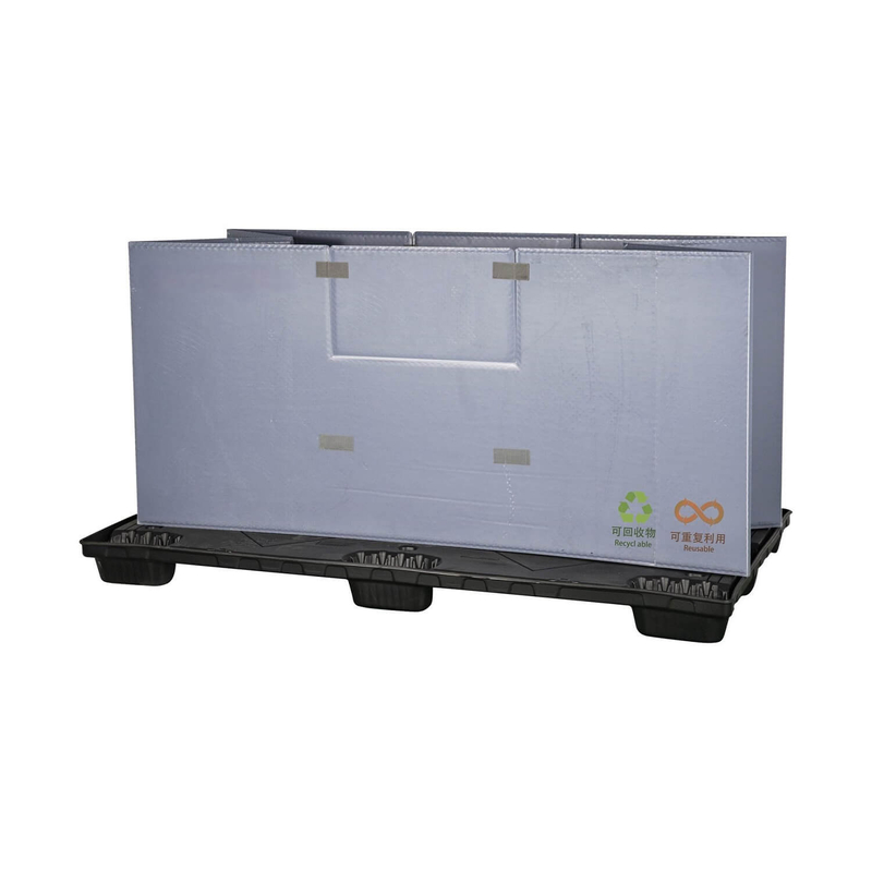 Plastic Collapsible Pallet Pack Container for Auto Parts Packaging ...
