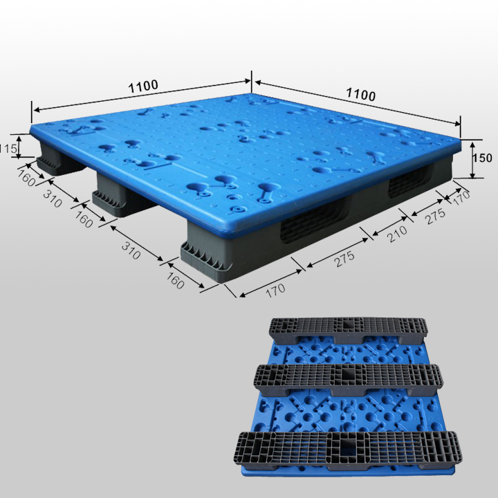 Extra High Load Capacity Plastic Pallet Steel Reinforced Plastic ...
