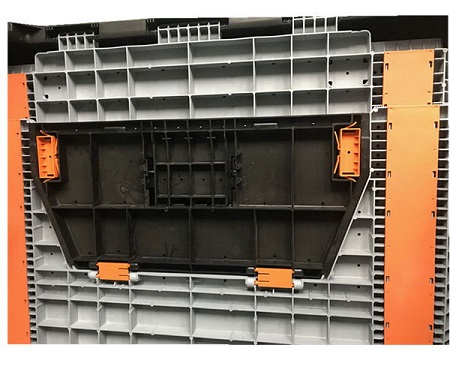 HDPE Stackable Collapsible Plastic Pallet Storage Bin with lids - Buy ...