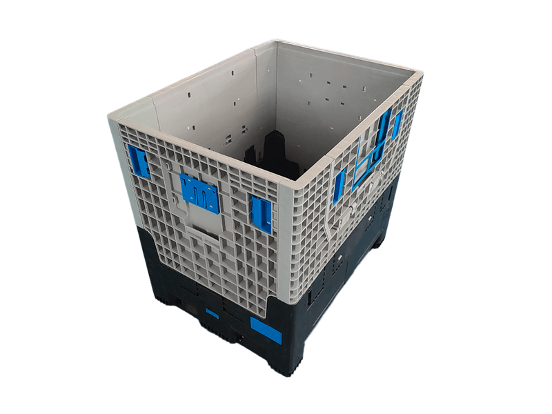 800x600x760 Reusable Solid FLC Foldable Plastic Pallet Box - Buy ...