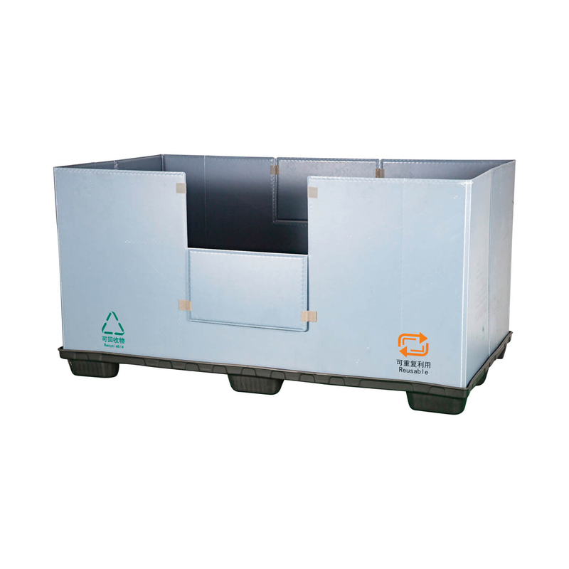 Large Foldable Plastic Pallet Sleeve Box for Industrial Packaging - Buy ...