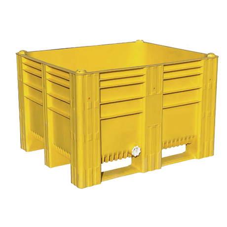 1200x1000x755 Heavy Duty Stackable Solid Plastic Bulk Container - Buy ...