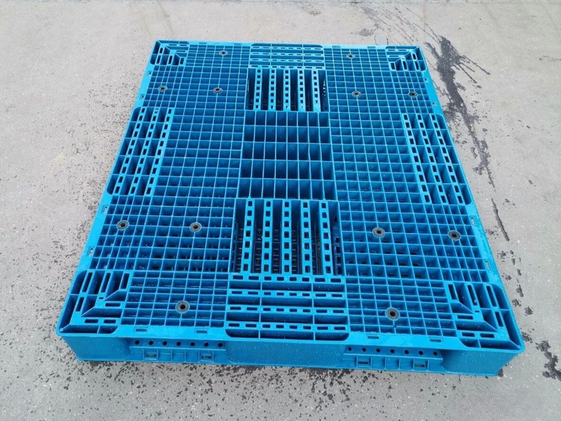 Industrial HDPE Stackable Open Deck Reversible Plastic Pallet - Buy ...