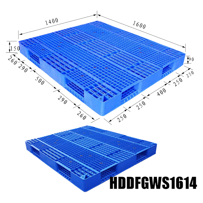 Oversized Heavy Duty Stackable 4 Way Plastic Pallets - Buy reversible ...