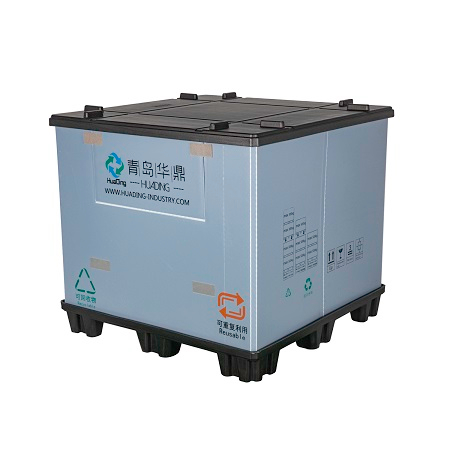 Reusable Industrial Foldable Plastic Pallet Sleeve Pack Container - Buy ...