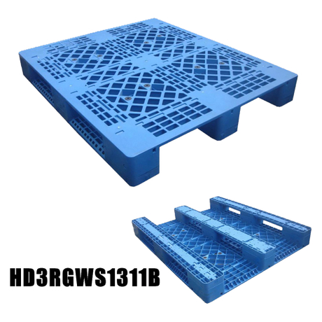 1300*1300 Three Runners Single Faced Open Deck Plastic Pallet - Buy 40 ...