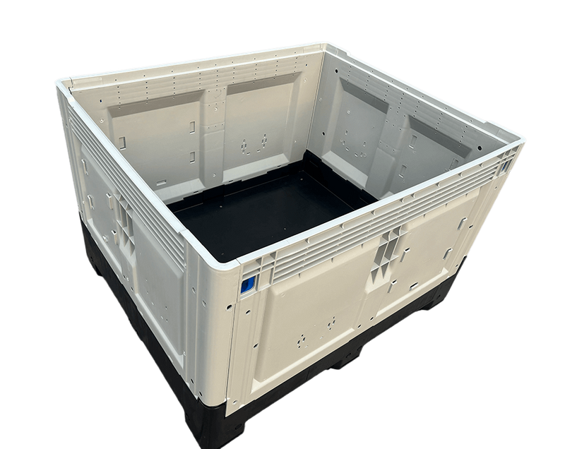 1200x1000x760 PP Hygienic Storage Foldable Plastic Pallet Container ...