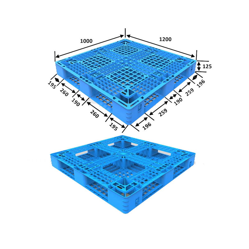 Blue Plastic Pallets Single Side Plastic Pallet - Buy plastic pallets ...