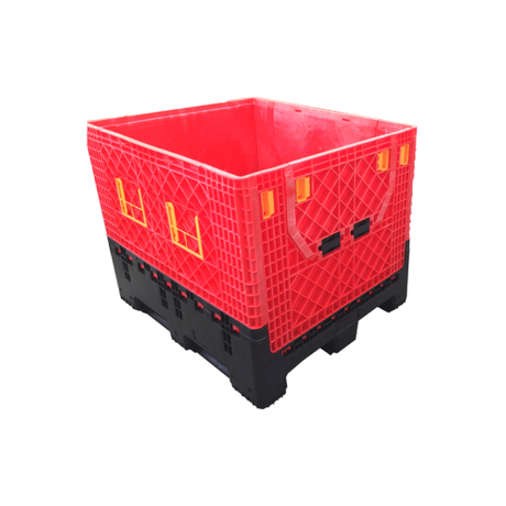 Plastic Folding Bulk Shipping Container Heavy Duty Hdpe Plastic Pallet ...