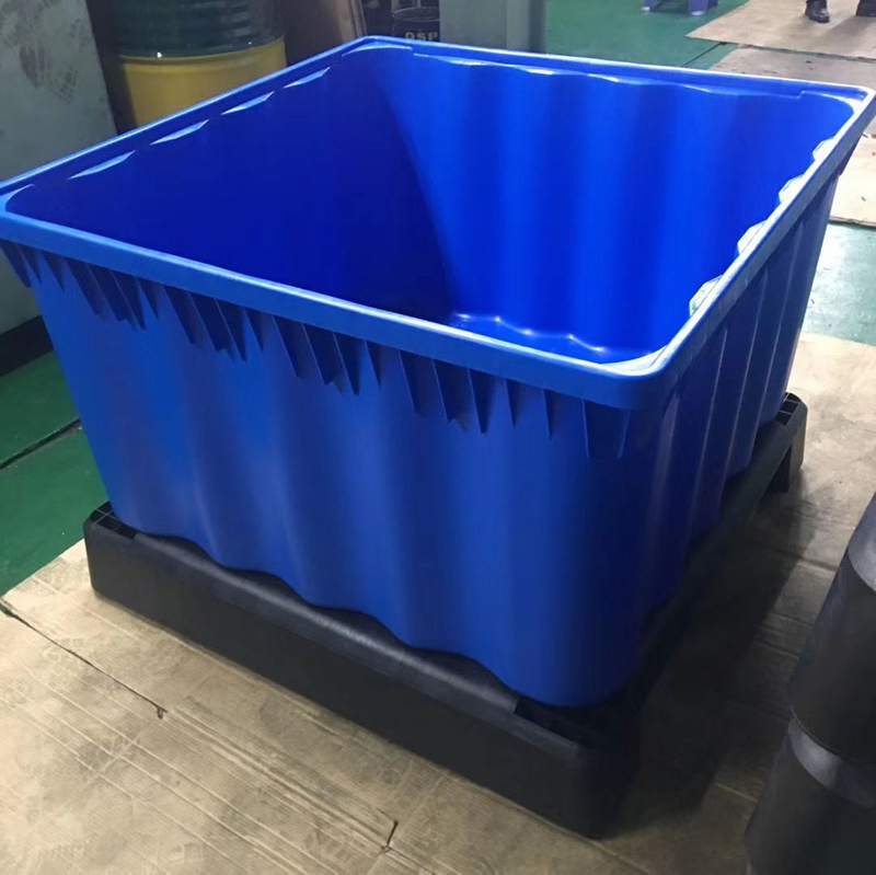 Hygienic Self-lock Rackable Stackable Nestable Plastic Pallet Bulk ...