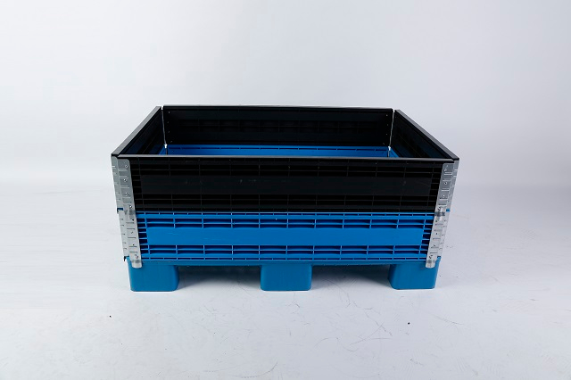 1200 x 1000 Customized Collapsible Plastic Pallet Collars Storage Box ...