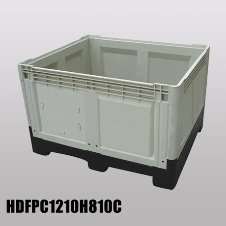 1200x1000x810mm Closed Deck FLC Foldable Plastic Pallet Box - Buy ...
