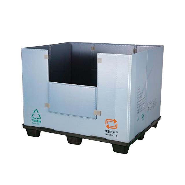 Recyclable Folding Plastic Pallet Sleeve Pack Bulk Container - Buy ...