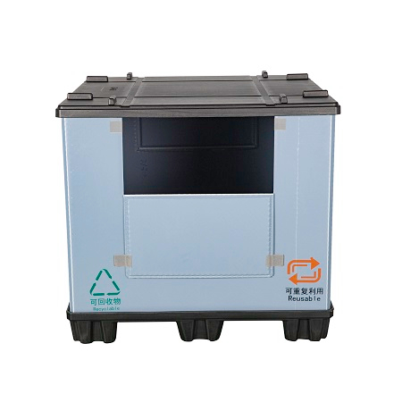 Reusable Industrial Foldable Plastic Pallet Sleeve Pack Container - Buy ...