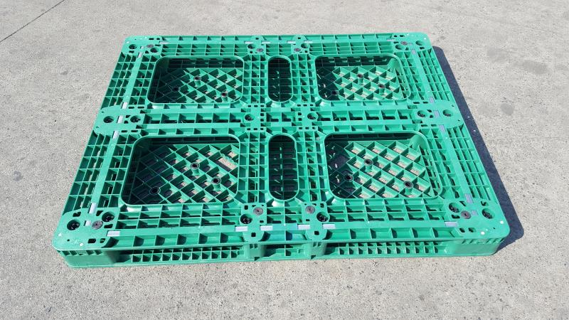 Custom Special Green 4 Way Mesh Stackable Plastic Pallets - Buy low ...