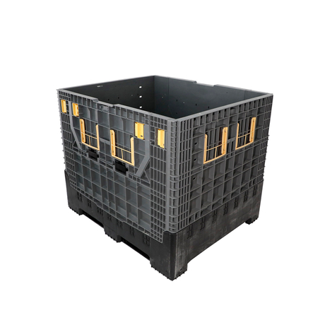 Reinforced Solid HDPE FLC Foldable Plastic Pallet Container - Buy ...
