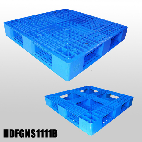 1100*1100*150 mm plastic pallet with full perimeter bottom and open ...