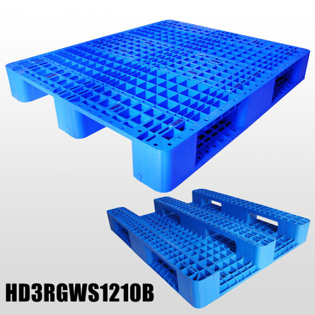 1200*1000*155 mm Industry plastic pallet with 3 runners and mess deck ...